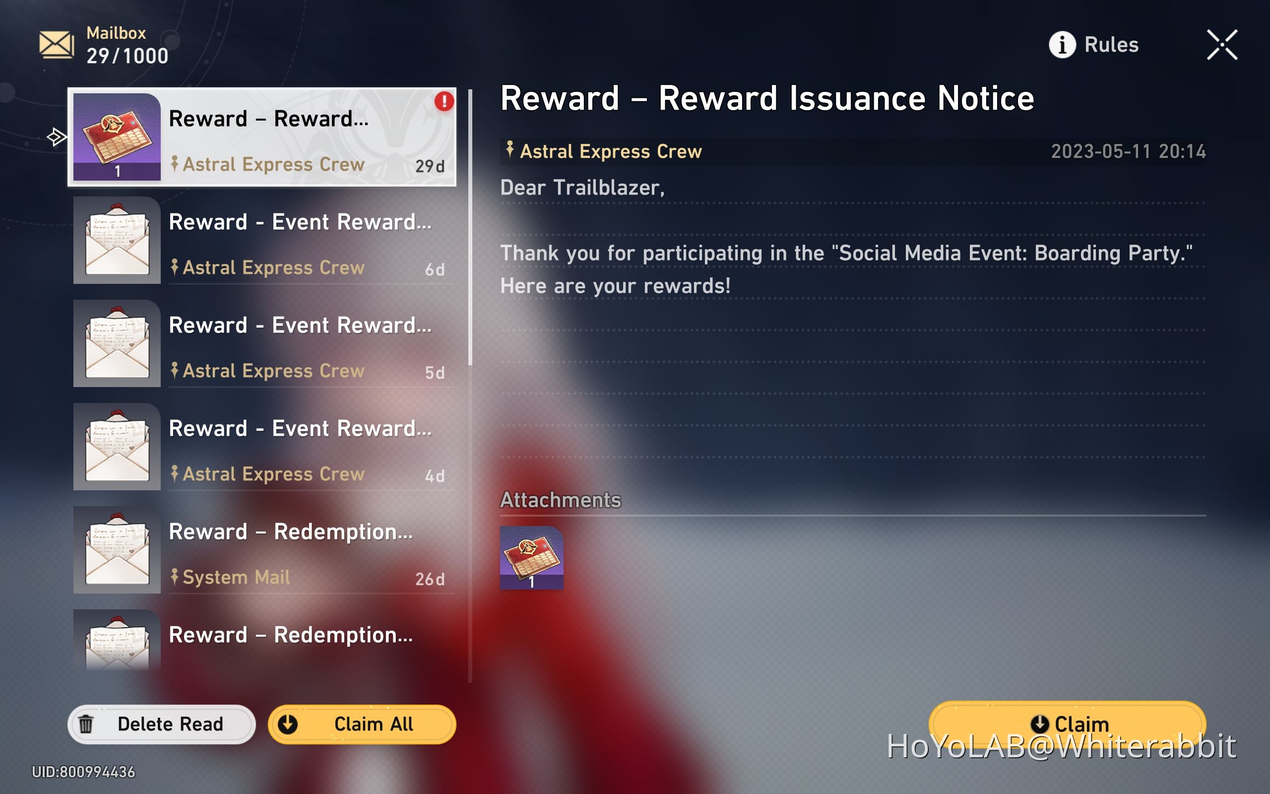 Got my express supply pass Honkai: Star Rail | HoYoLAB