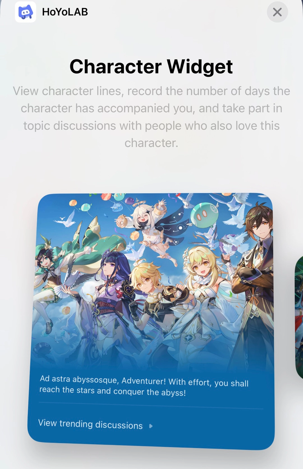HoYoLAB Genshin Impact Widget Usage Guide! | HoYoLAB