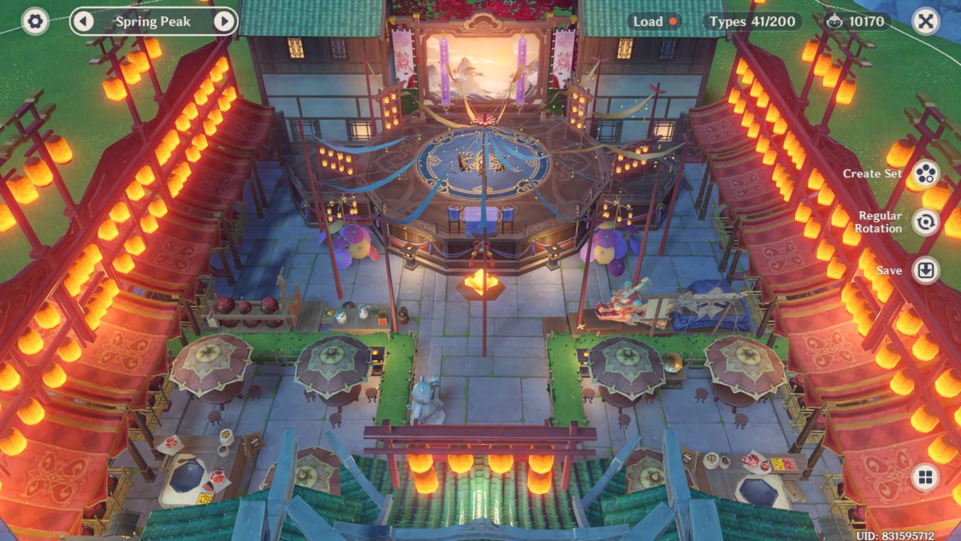 Serenitea Pot - Realm Style - Emerald Peak - (Spring Peak Island) Theme ...