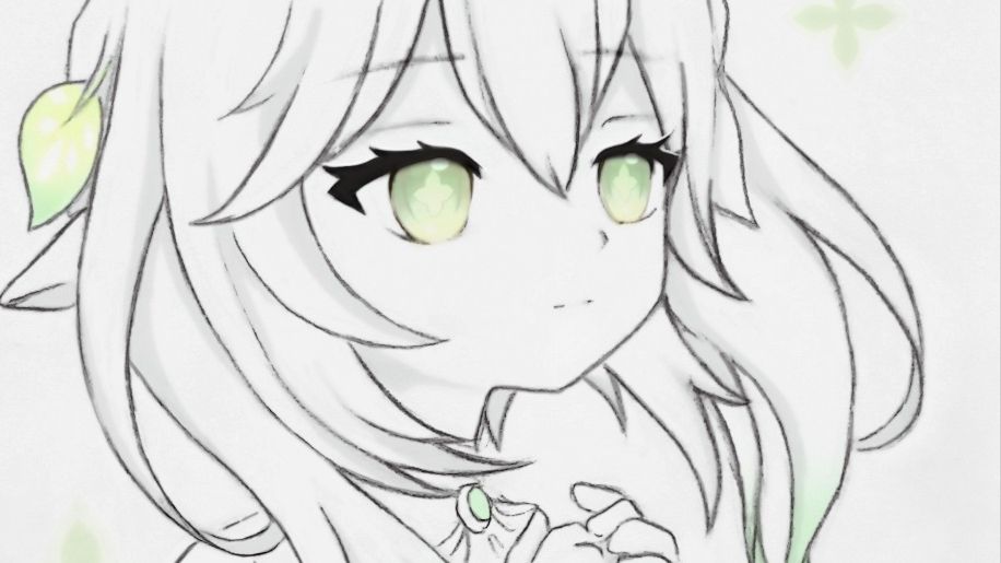 My sketch for Nahida 💚 Genshin Impact | HoYoLAB