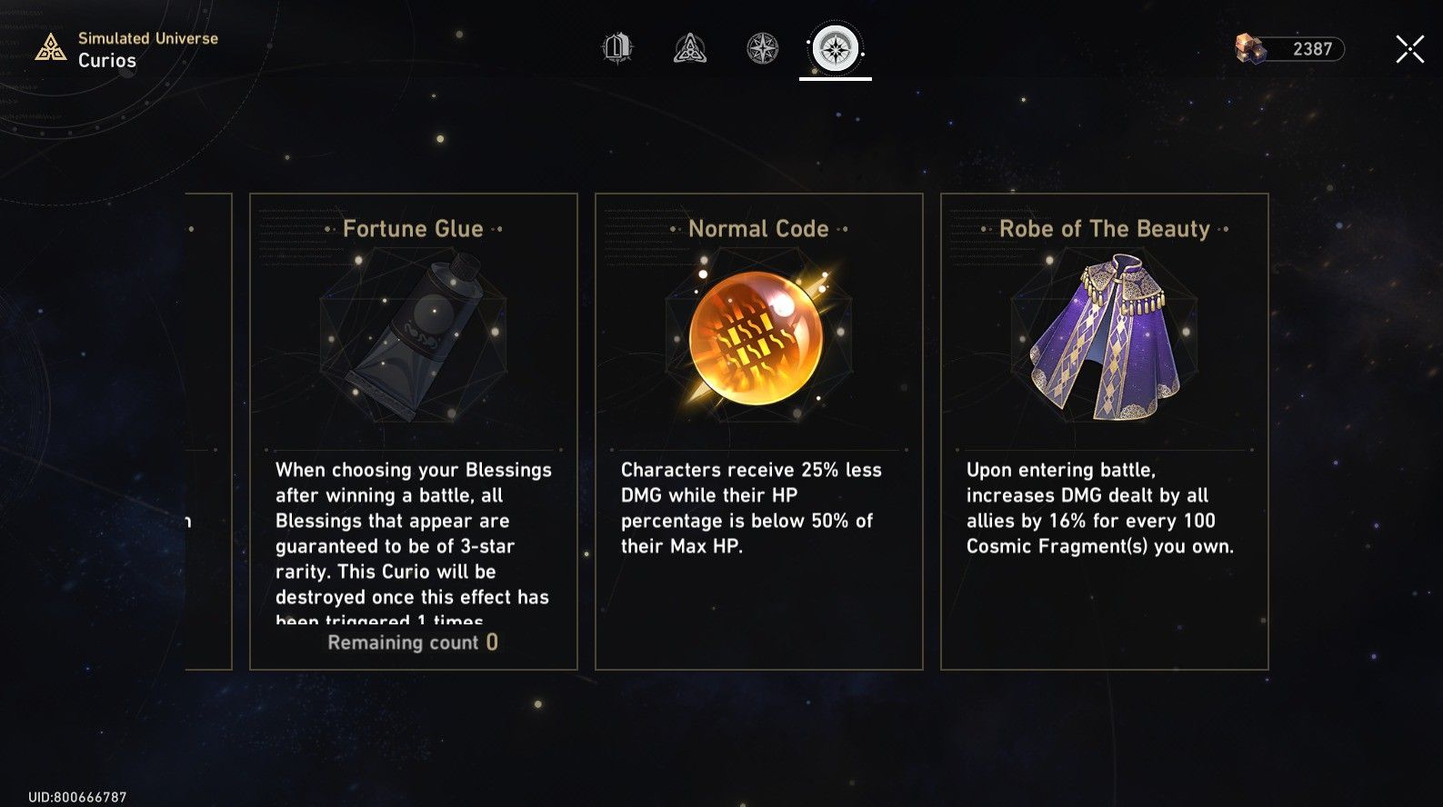 Robe of The Beauty combined with 2k Cosmic Fragments Honkai: Star Rail ...