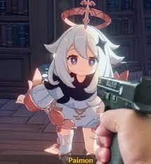 Me killing Paimon be like: (I’m sry if some of u guys don’t like him ...
