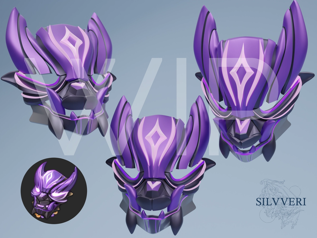 WIP Bosacius Yaksha Mask for 3D Print Cosplay! Genshin Impact | HoYoLAB