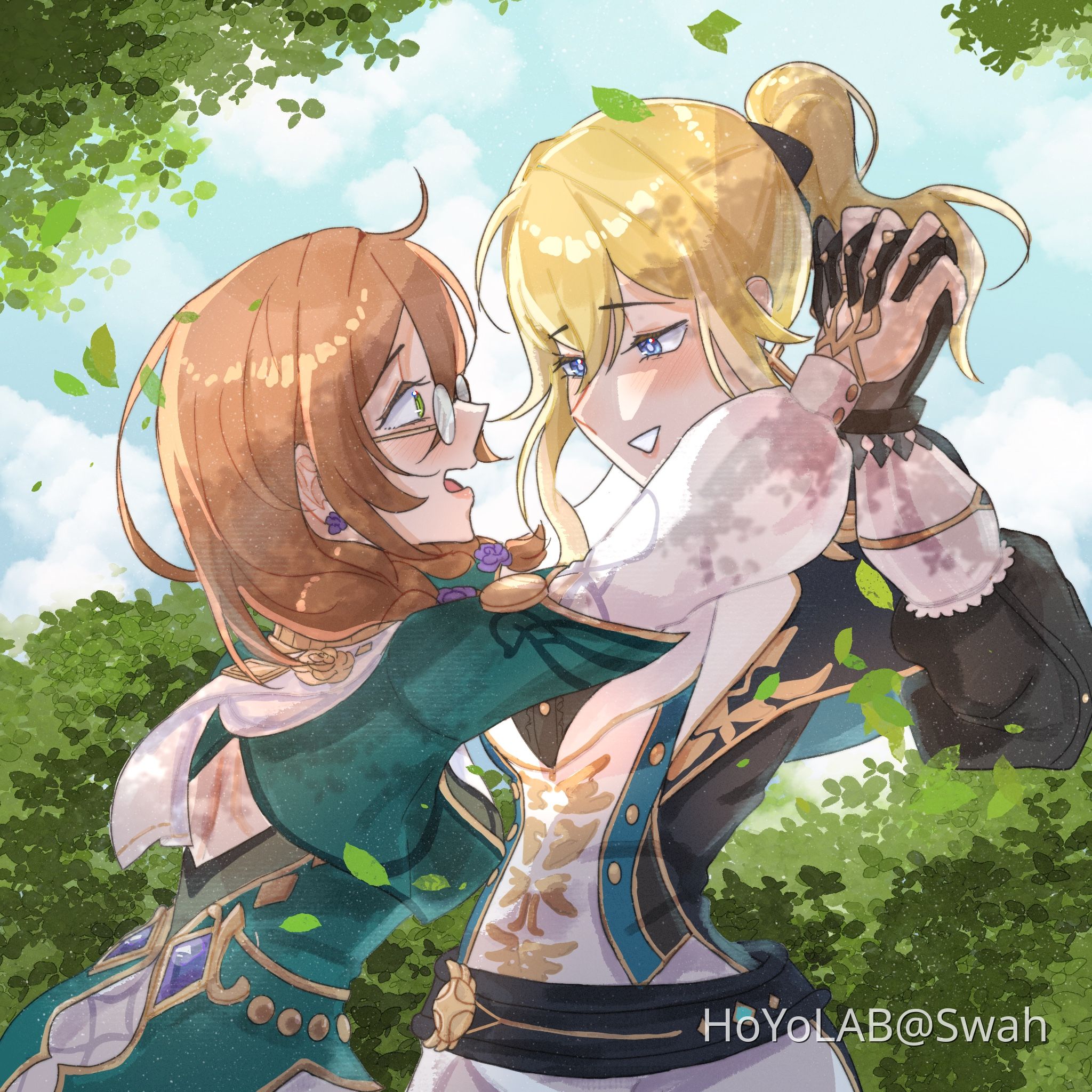 Sweet Moment Jean X Lisa 🦁🌹 Genshin Impact Hoyolab