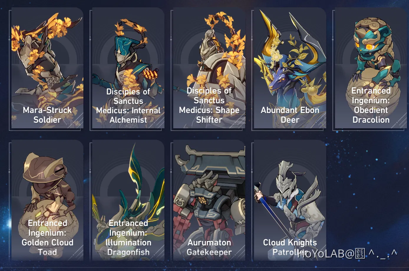 Enemy Creature Speed Database -Ver 1.0- Honkai: Star Rail | HoYoLAB