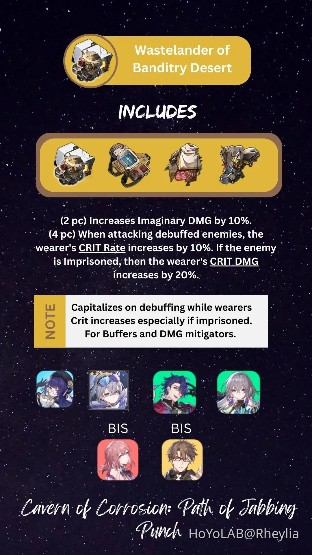 HSR BIS Relic Guide Ver 1.0 Honkai: Star Rail | HoYoLAB