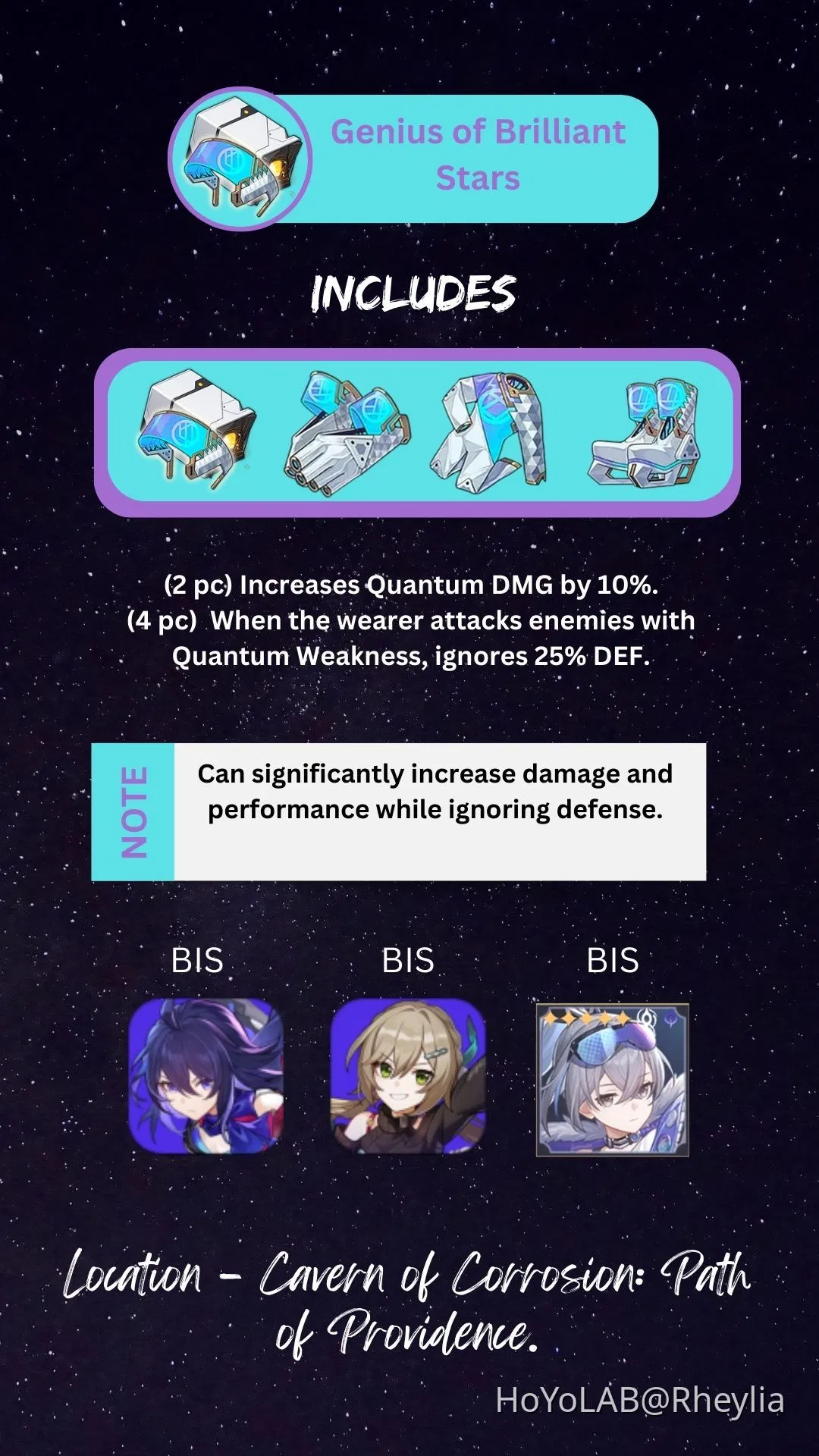 HSR BIS Relic Guide Ver 1.0 Honkai: Star Rail | HoYoLAB