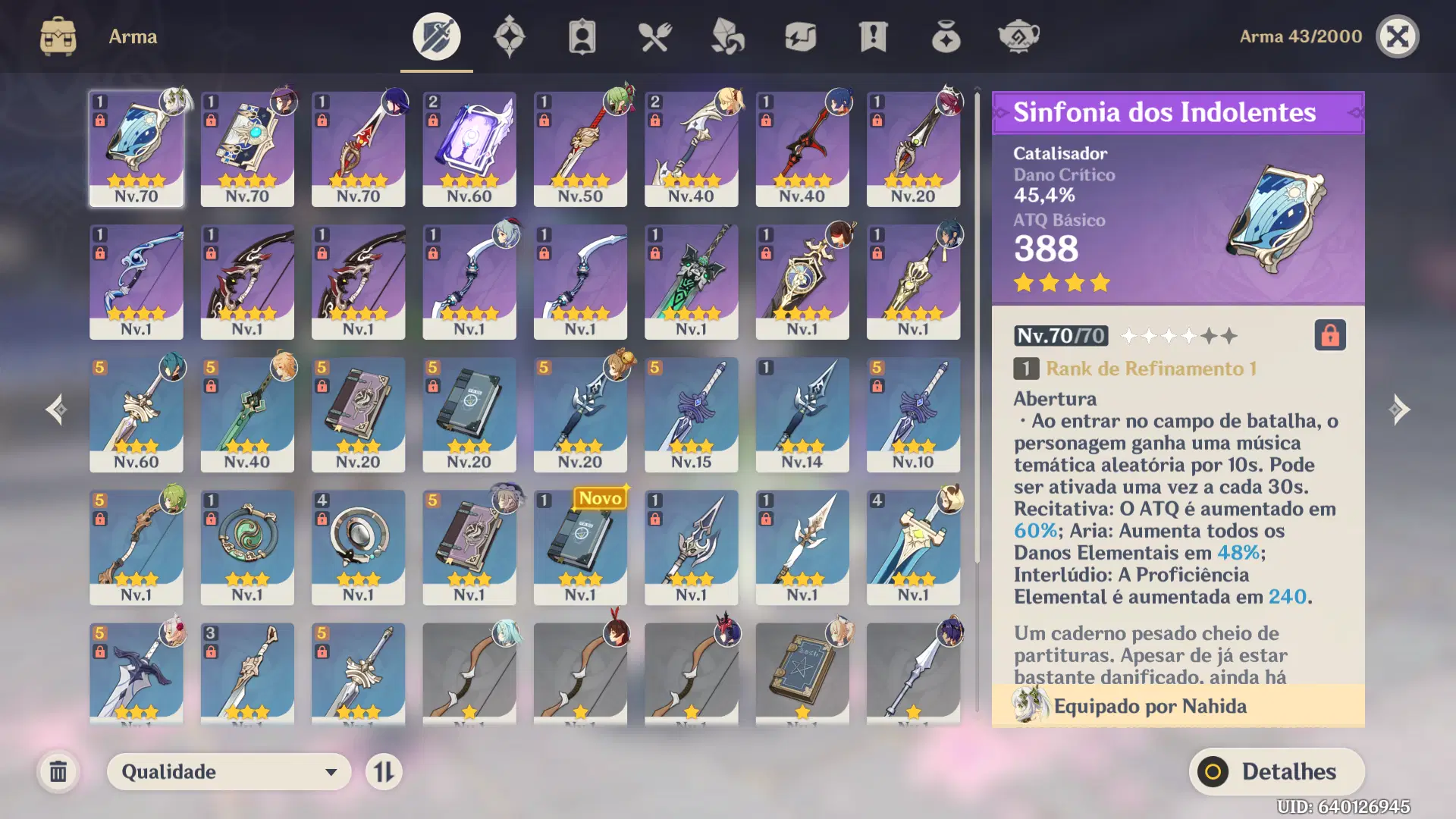 Nyuuu, dei sorte e aceito dicas - times,armas,foco. (AR.40) Genshin ...