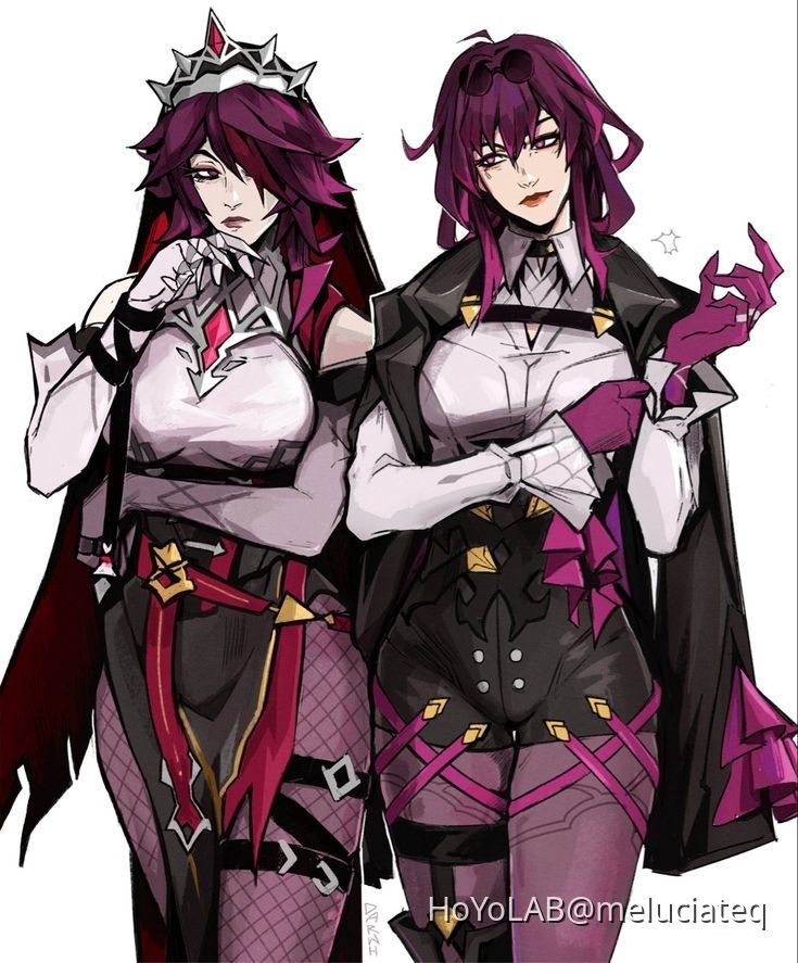 Kafka and Rosaria be like Genshin Impact | HoYoLAB