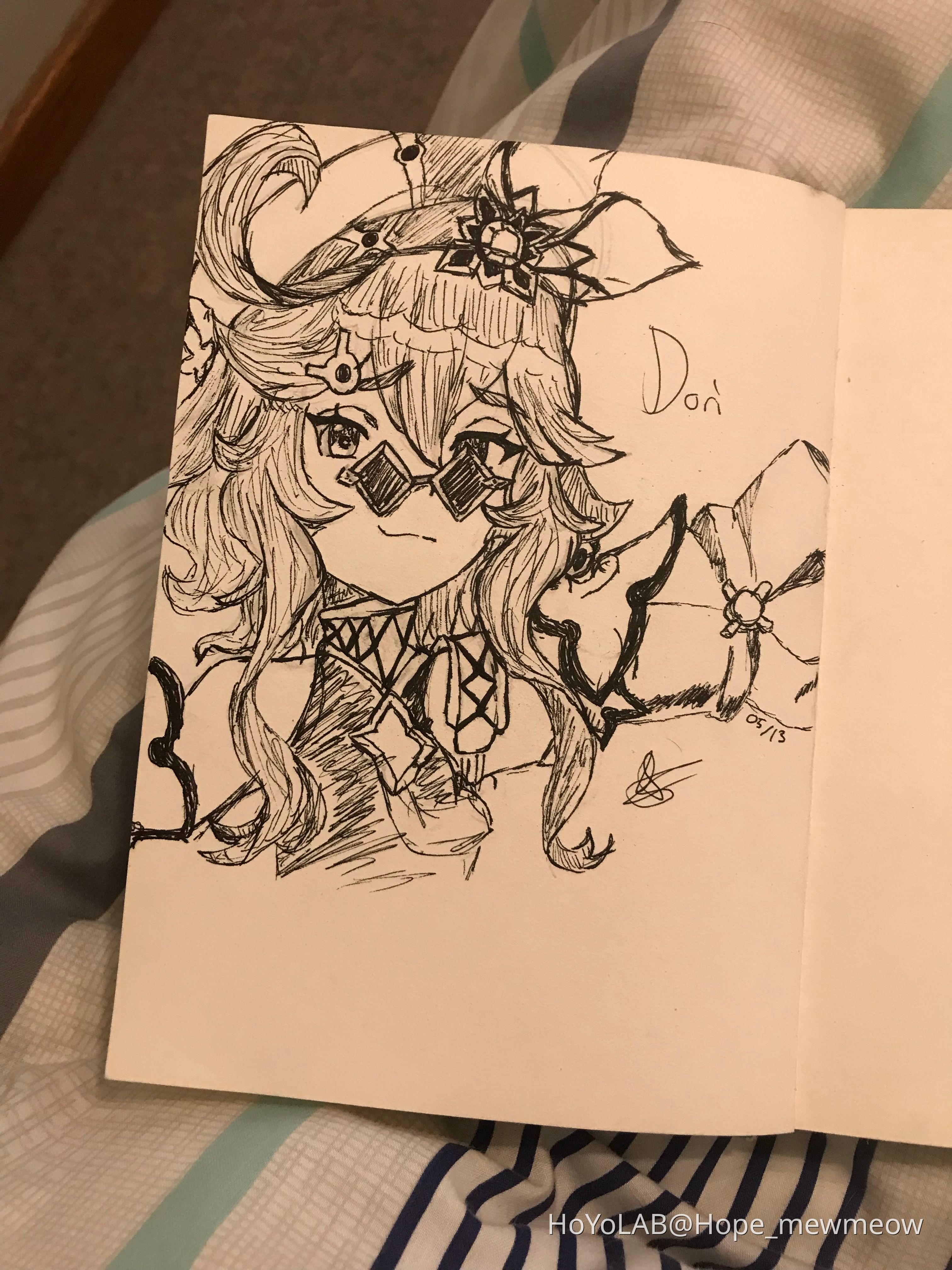 Tried my hand at drawing Dori :] Genshin Impact | HoYoLAB