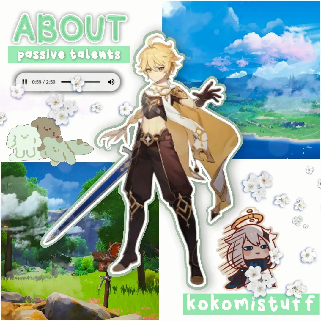 Passive talents Genshin Impact | HoYoLAB