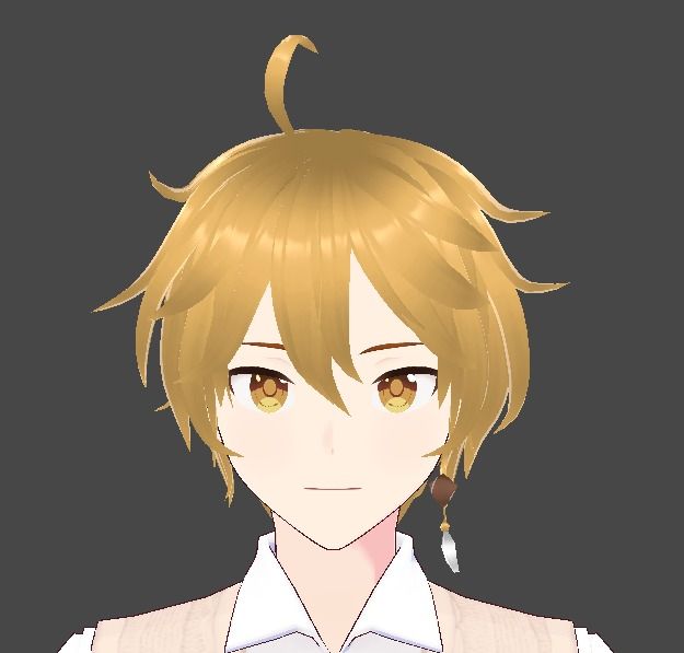I made Aether /Sora (空) 3D Model VTuber Genshin Impact | HoYoLAB