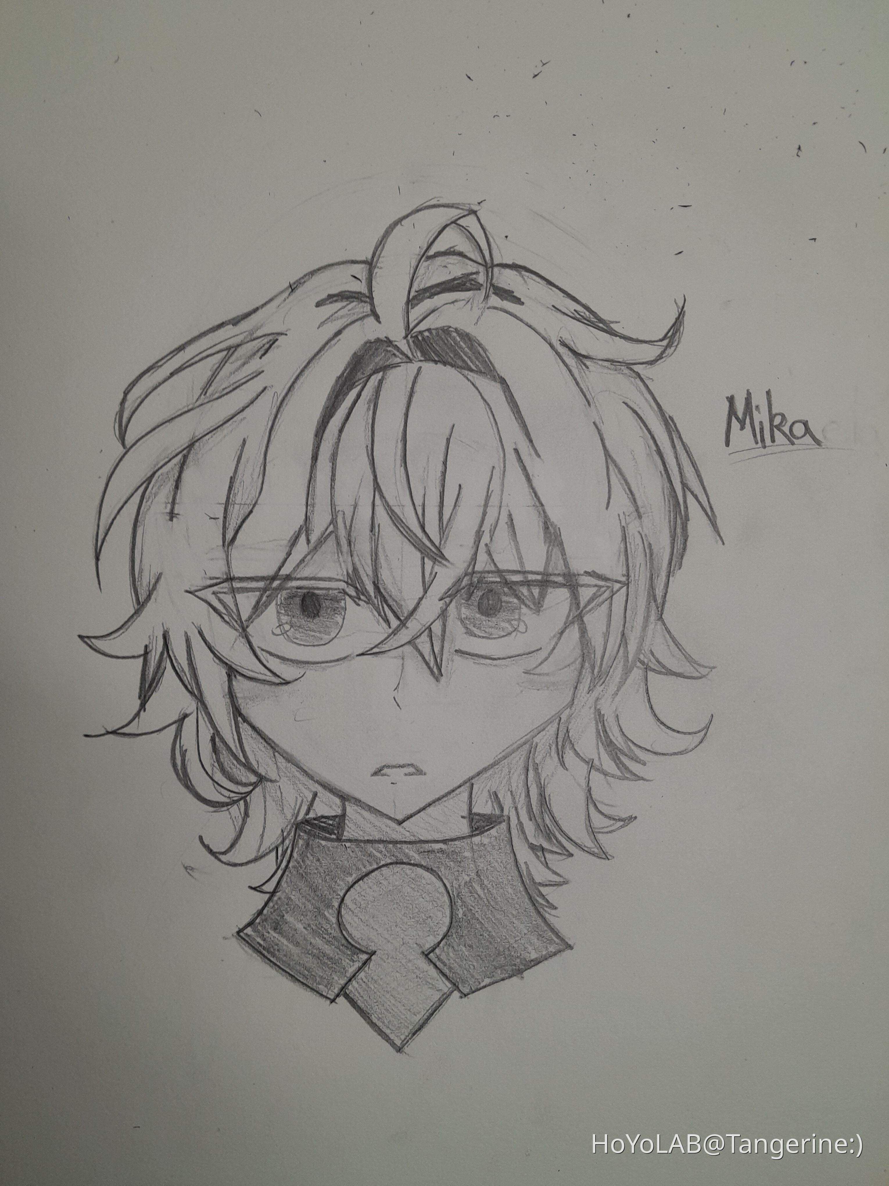 Random Mikaela sketch | HoYoLAB