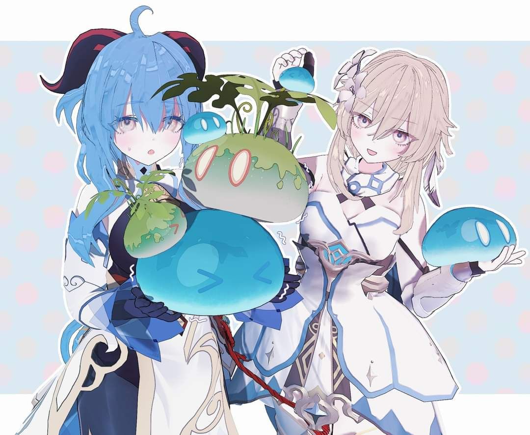 Jenga with slimes Genshin Impact | HoYoLAB