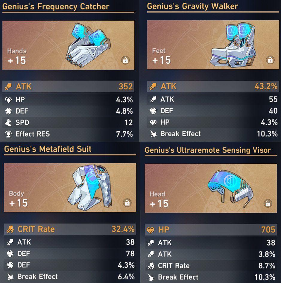 Seele's Starter Relics Honkai: Star Rail | HoYoLAB