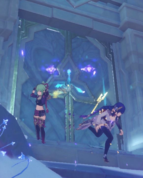 "domains dont have eyes" oh really? so then whats this? Genshin Impact ...