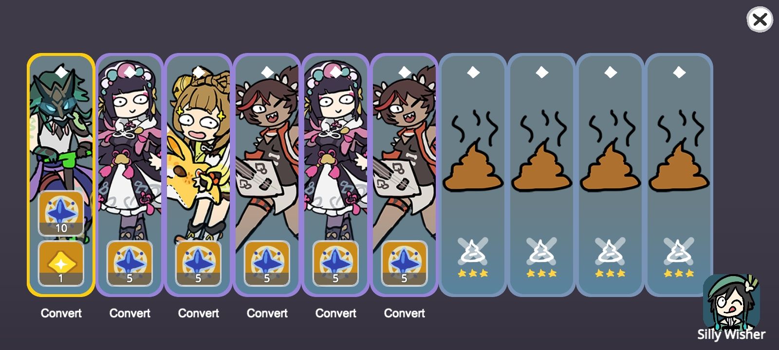 My luck in silly wisher Genshin Impact | HoYoLAB