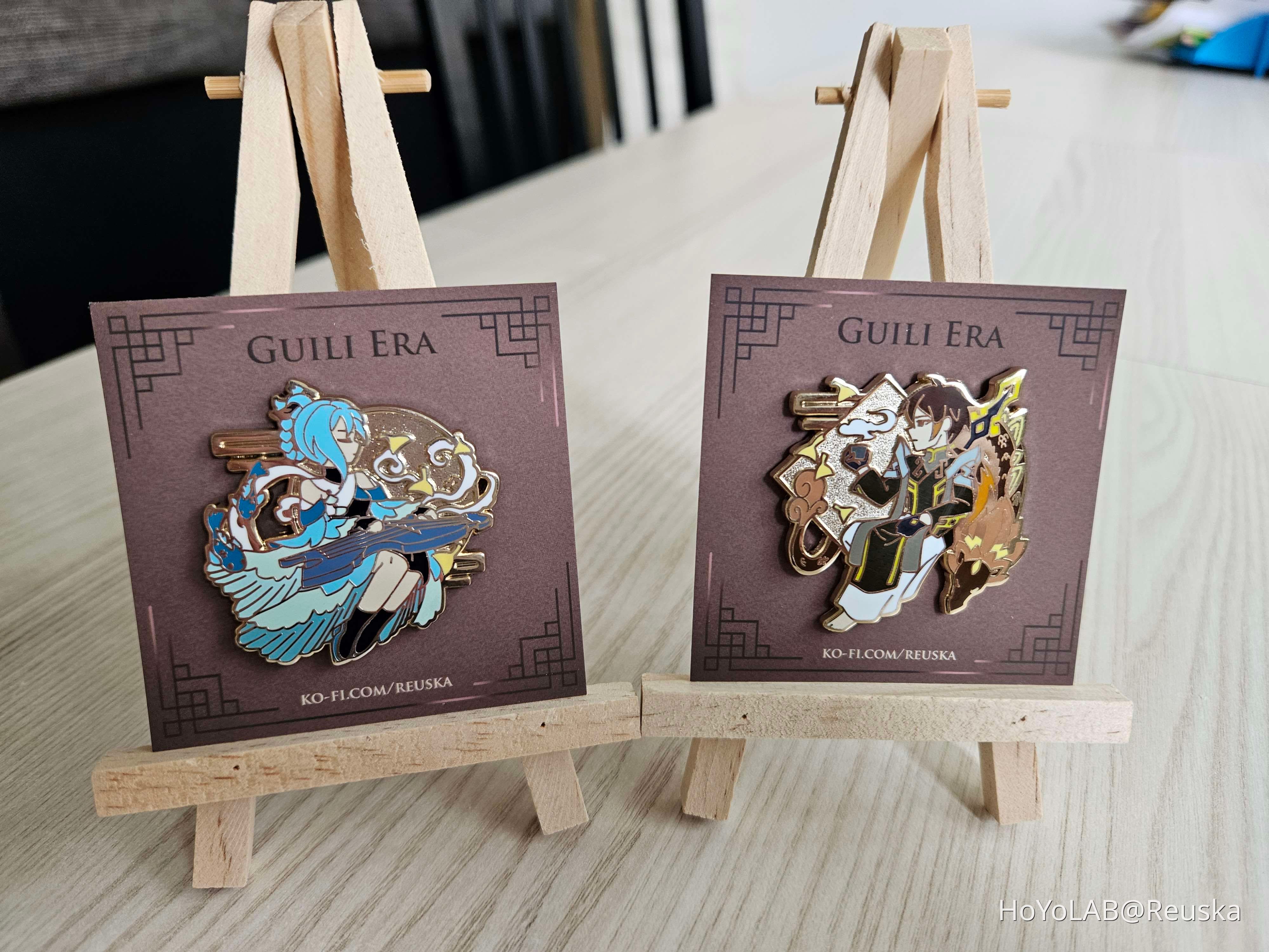 Guili Era Enamel Pins Genshin Impact | HoYoLAB