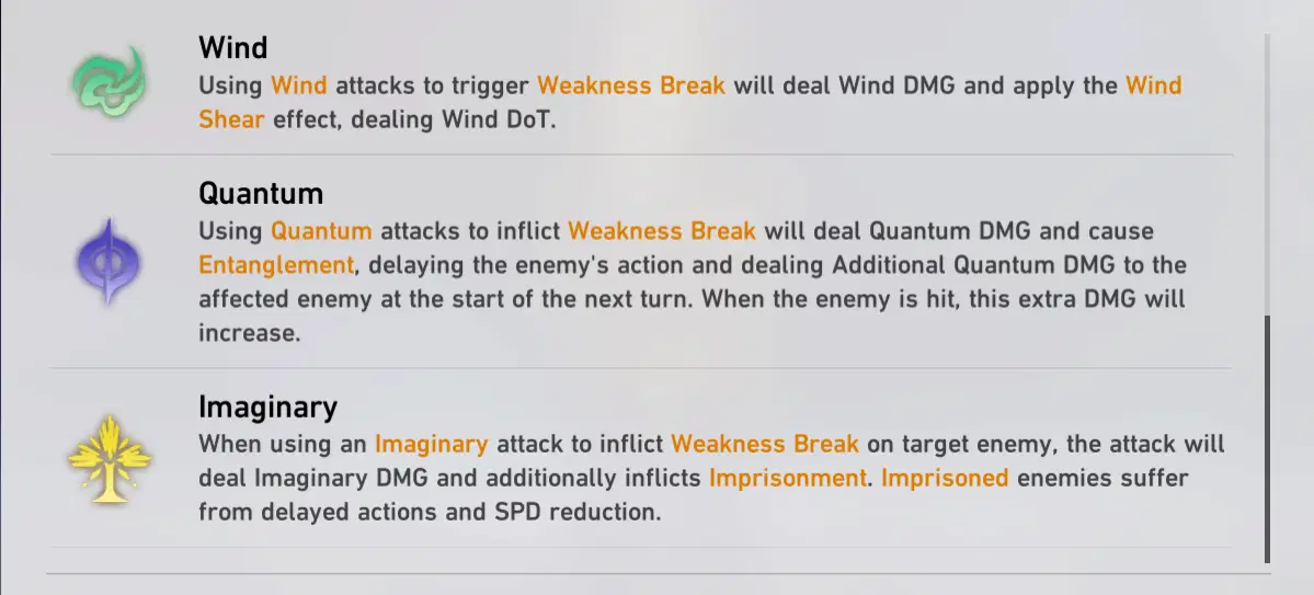 wind element weakness