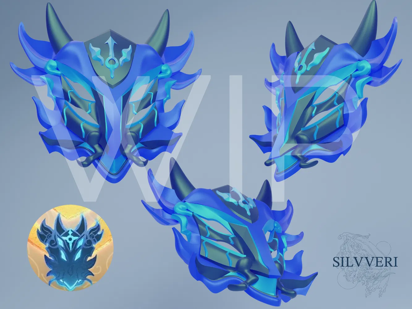 WIP Bonanus Yaksha Mask for 3D Print Cosplay! Genshin Impact | HoYoLAB