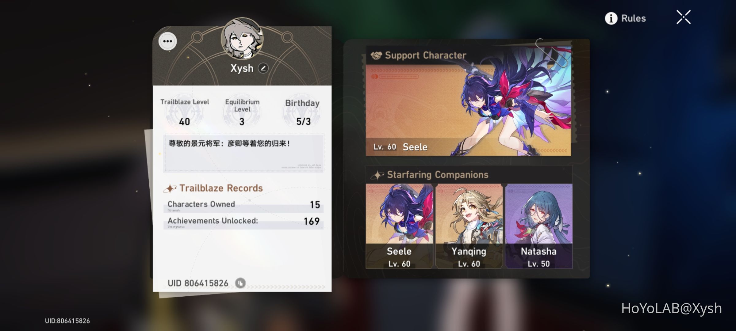 My HSR Progress So Far Honkai: Star Rail | HoYoLAB