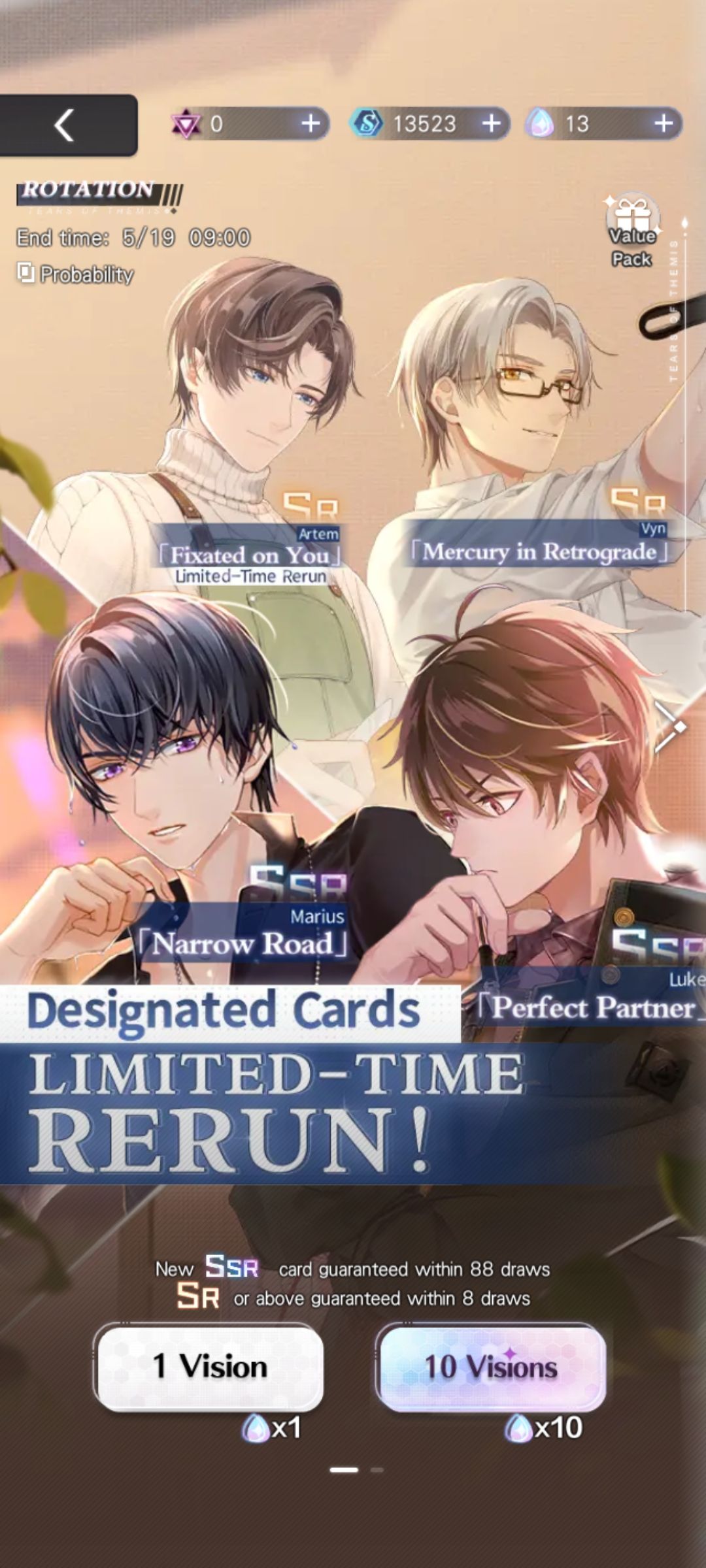 current s-chips savings Tears of Themis | HoYoLAB