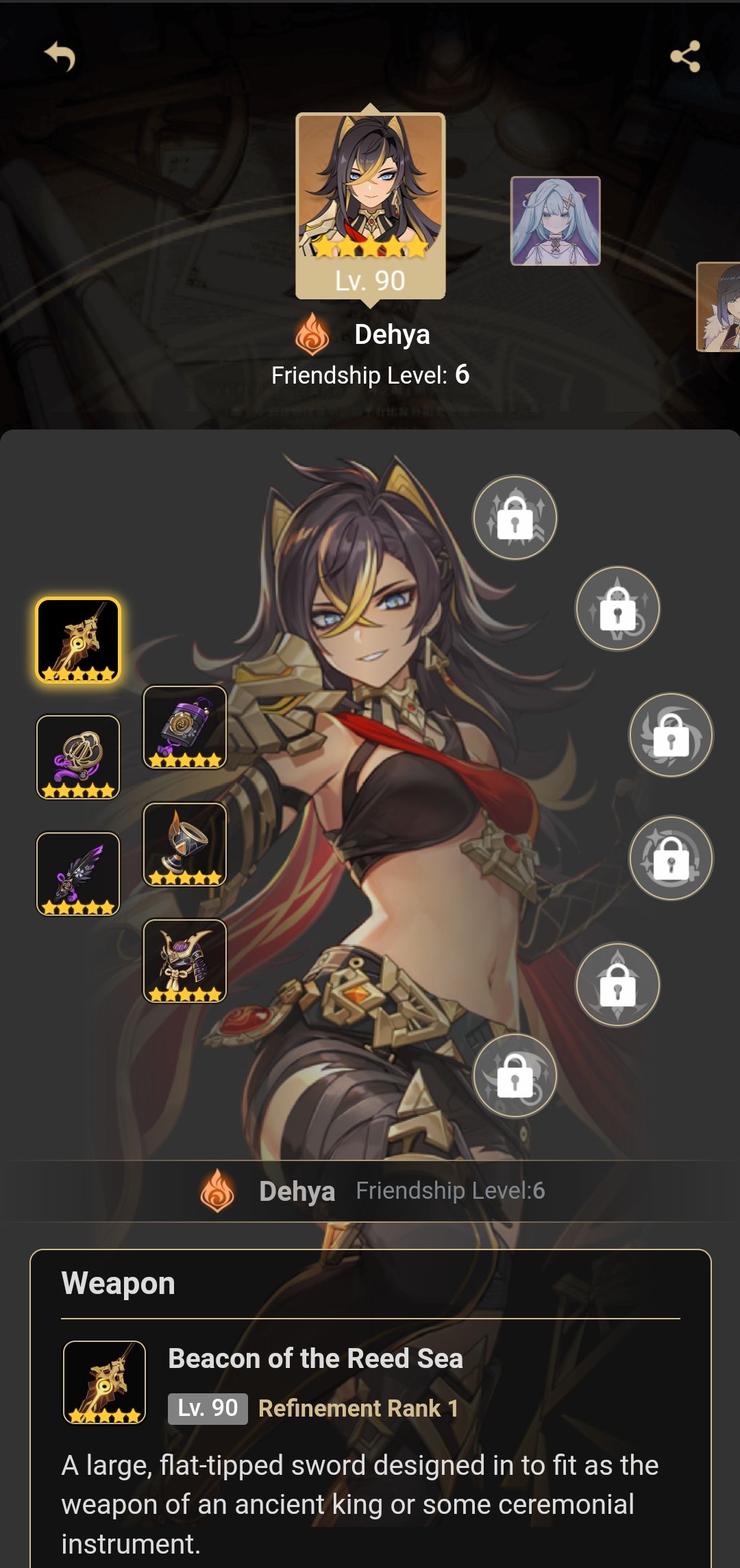 Here's my dehya Genshin Impact | HoYoLAB