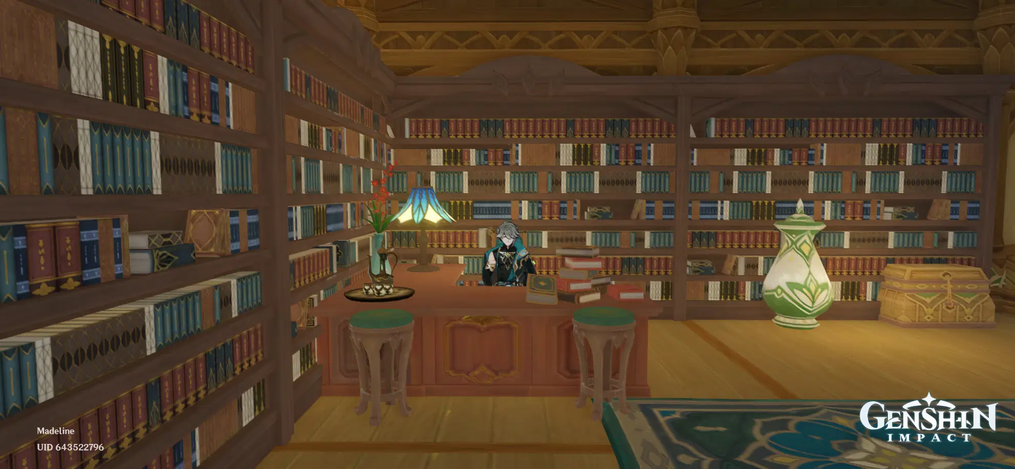 Haitham/Kaveh shrine - sumeru room of my serenitea pot Genshin Impact ...