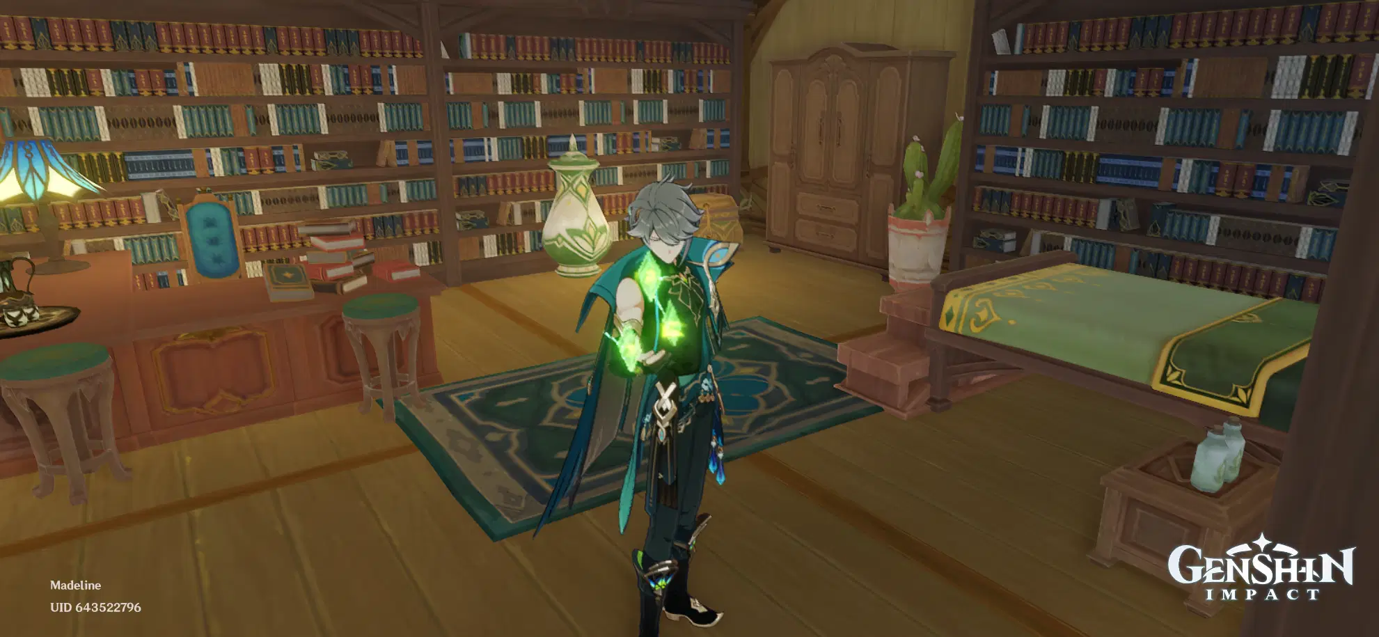 Haitham/Kaveh shrine - sumeru room of my serenitea pot Genshin Impact ...