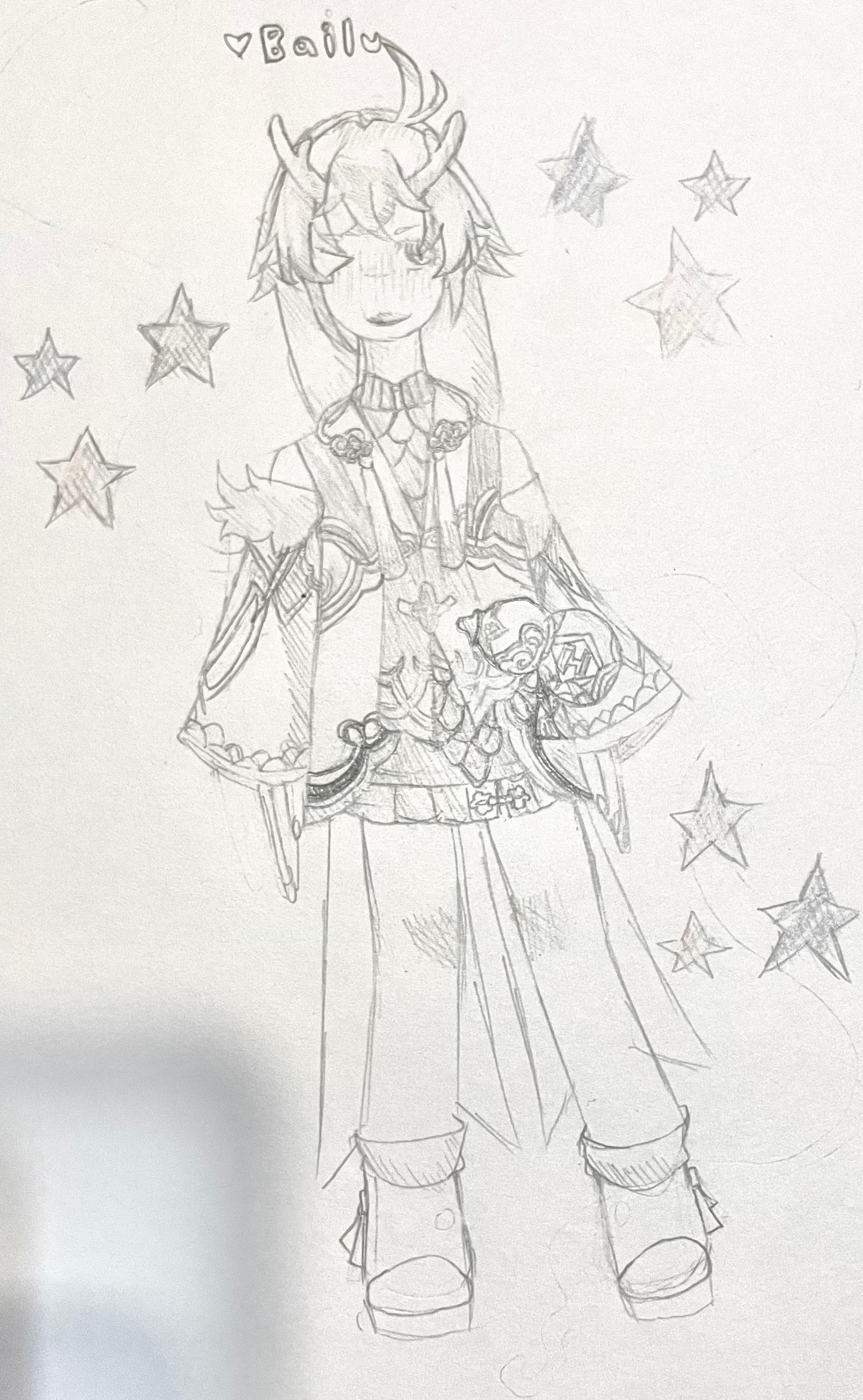 Bailu drawing :) Honkai: Star Rail | HoYoLAB