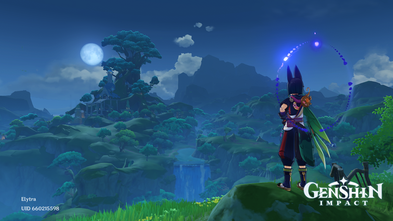 Beautiful View of Sumeru City at Dusk (ft. Tighnari)💚 Genshin Impact ...