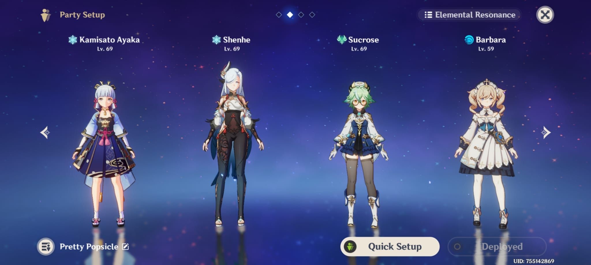 My teams so far Genshin Impact | HoYoLAB