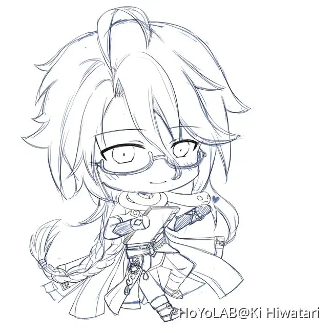 gacha life coloring pages tomboy