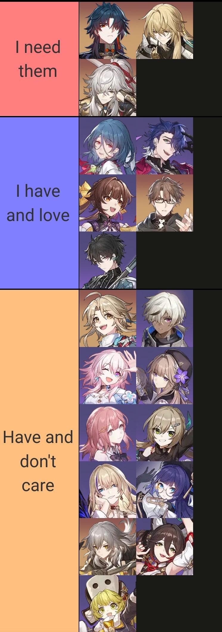 HSR characters Honkai: Star Rail | HoYoLAB