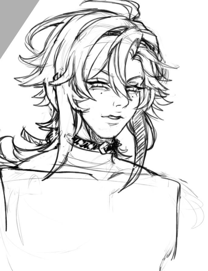 Practising drawing heizou Genshin Impact | HoYoLAB