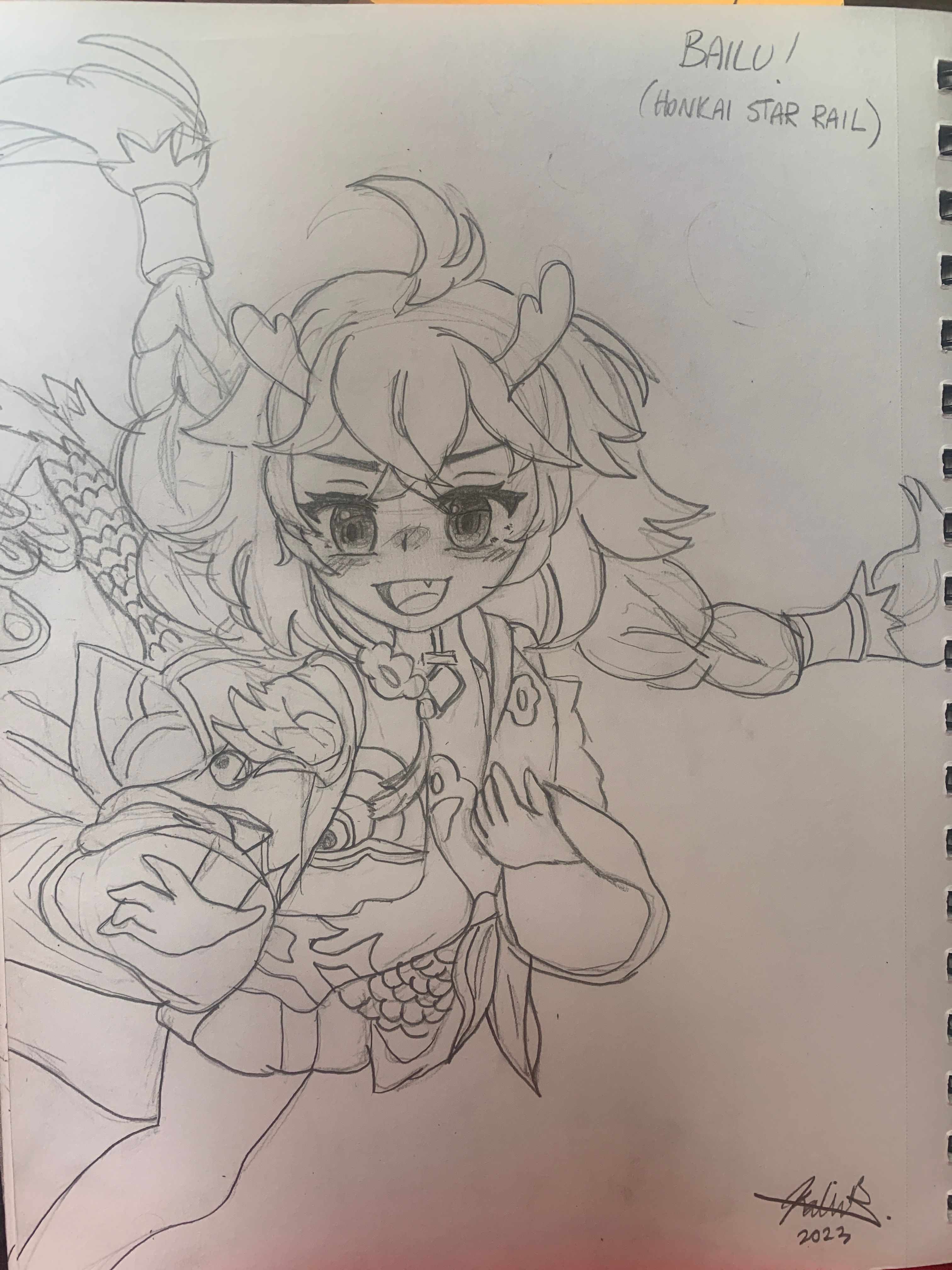 (Quick) Bailu Sketch! ~ Honkai Star Rail ★ Honkai: Star Rail | HoYoLAB