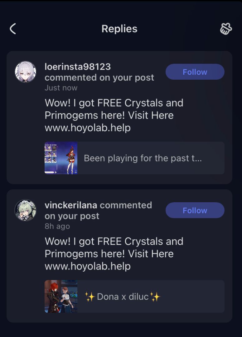 Help who are these people is it a trend or smth Genshin Impact | HoYoLAB