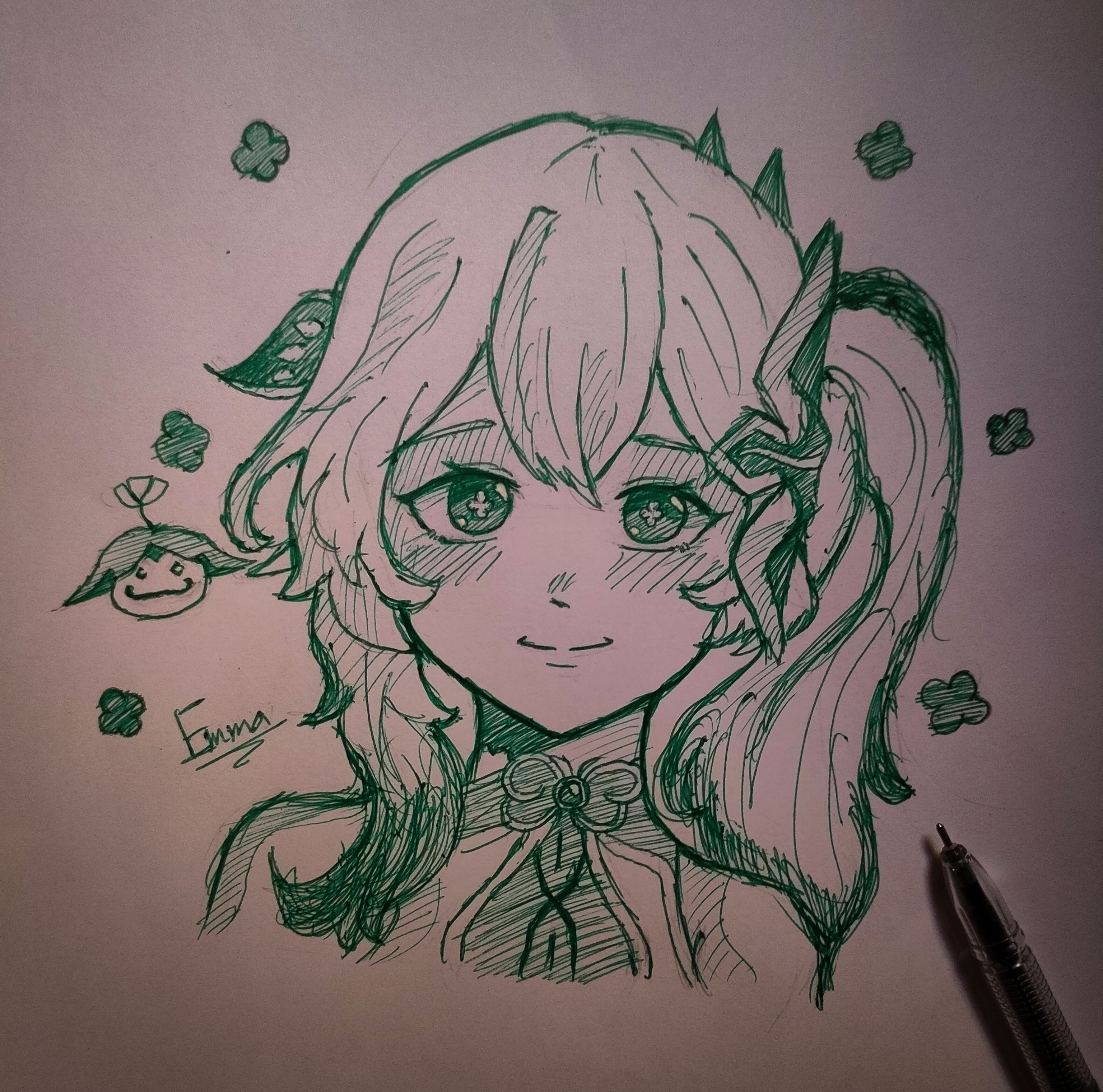 green Genshin Impact | HoYoLAB