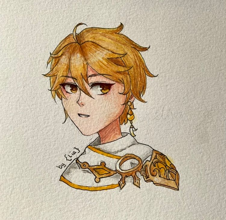 Aether fanart Genshin Impact | HoYoLAB