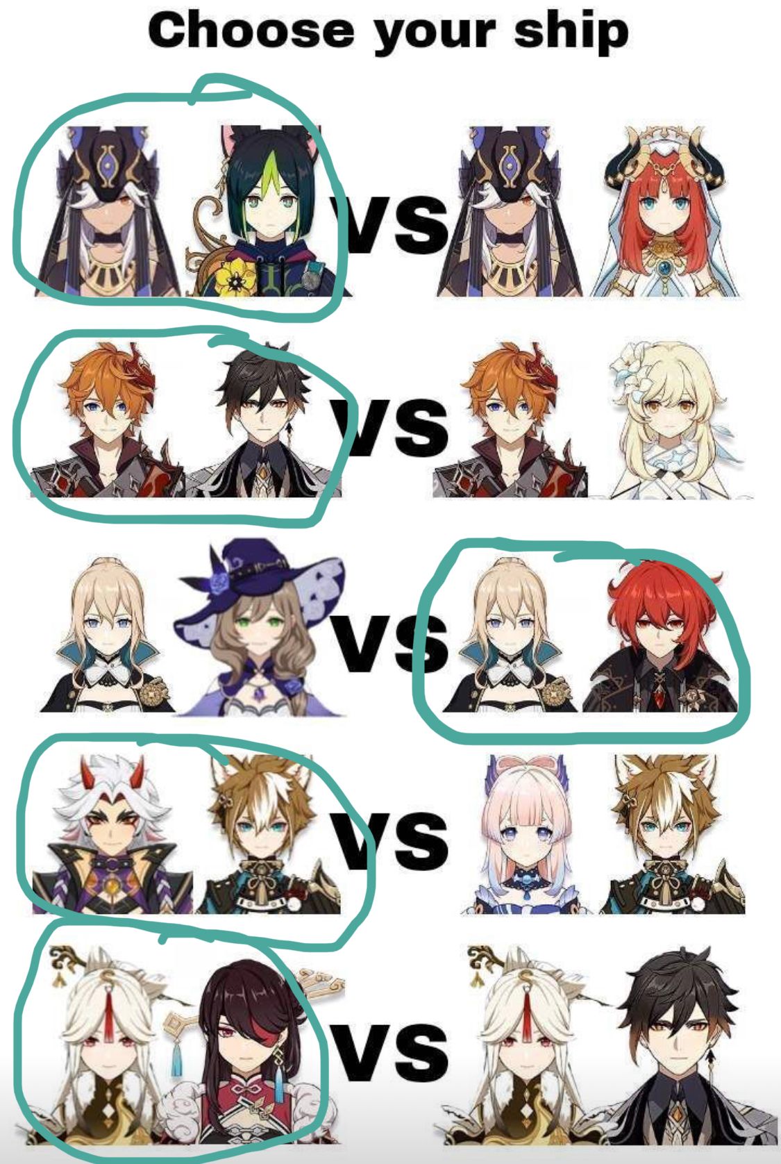 MY GENSHIN SHIPS Genshin Impact | HoYoLAB