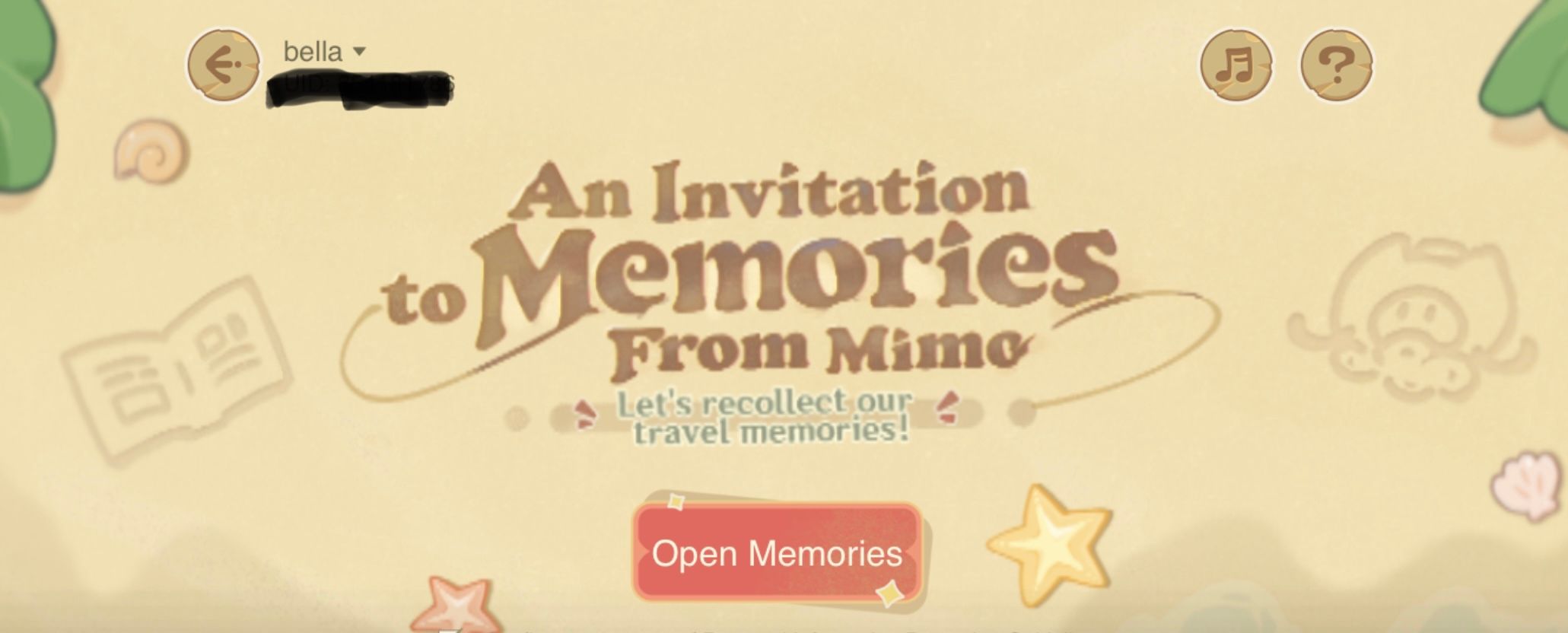 an invitation to memories Genshin Impact | HoYoLAB