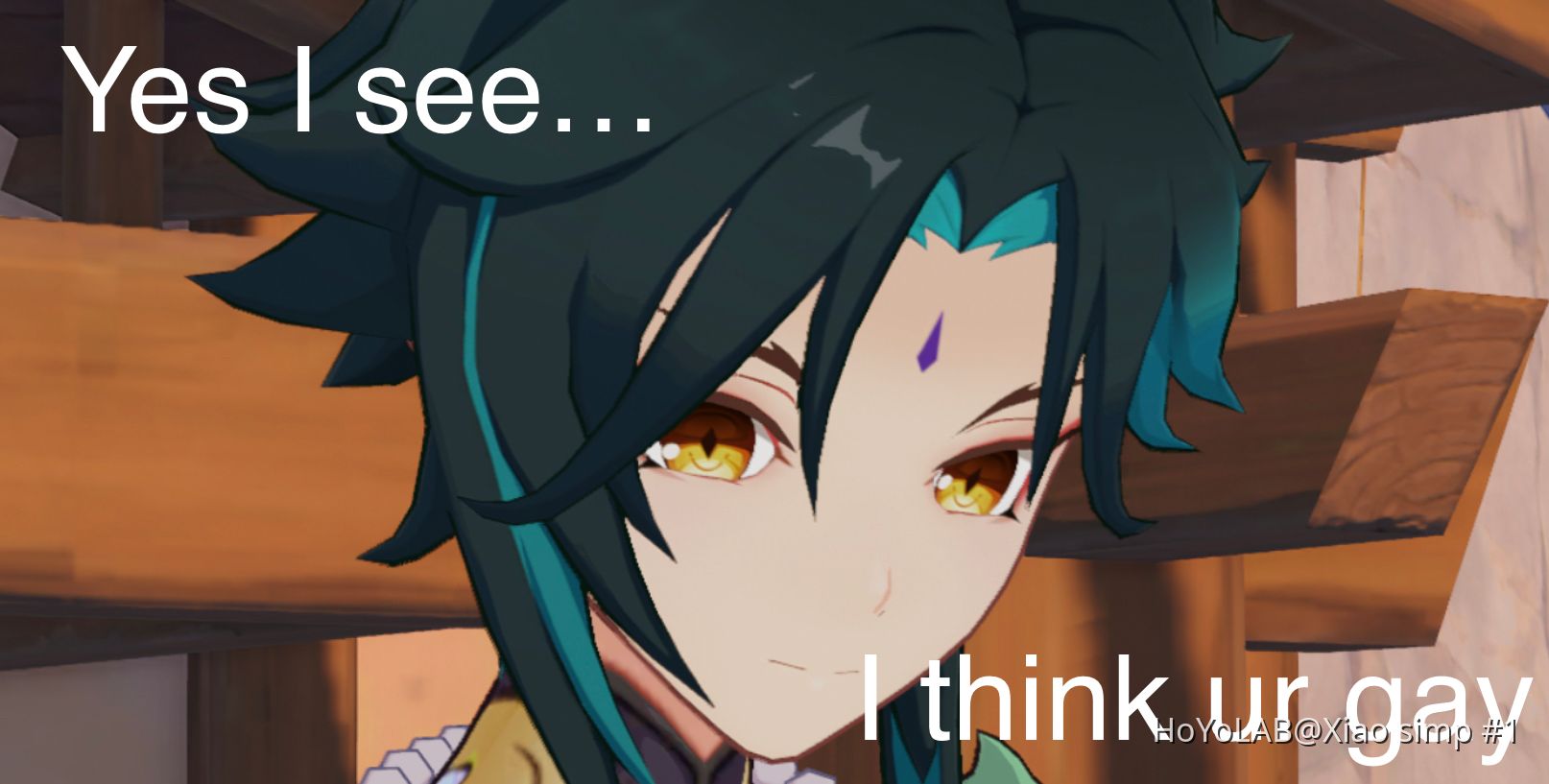 Took some pics of Xiao and made memes. Genshin Impact | HoYoLAB