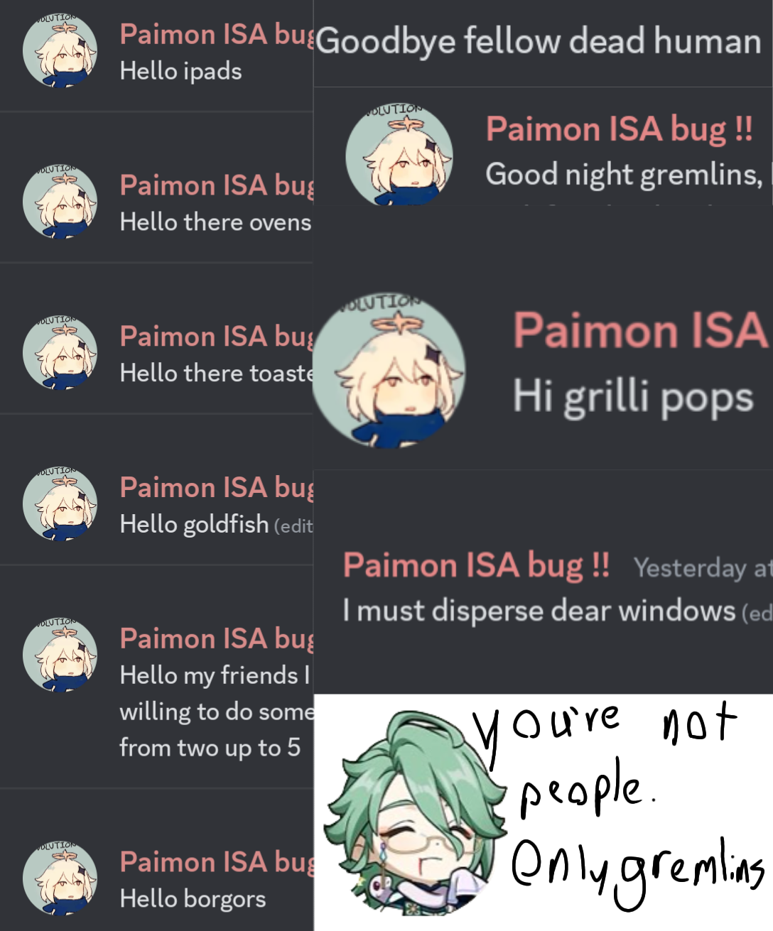 Paimon's unhinged discord moments | HoYoLAB