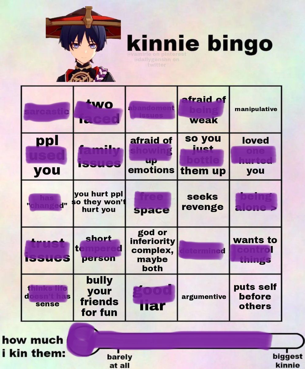 Genshin Kinnie Bingo ! Genshin Impact | HoYoLAB