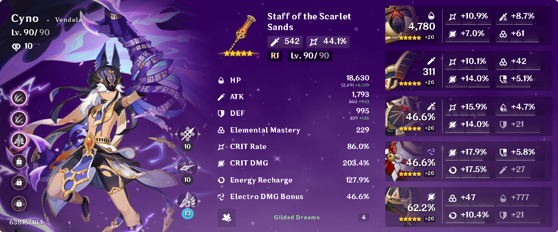 Updated DPS Cyno Build Genshin Impact | HoYoLAB