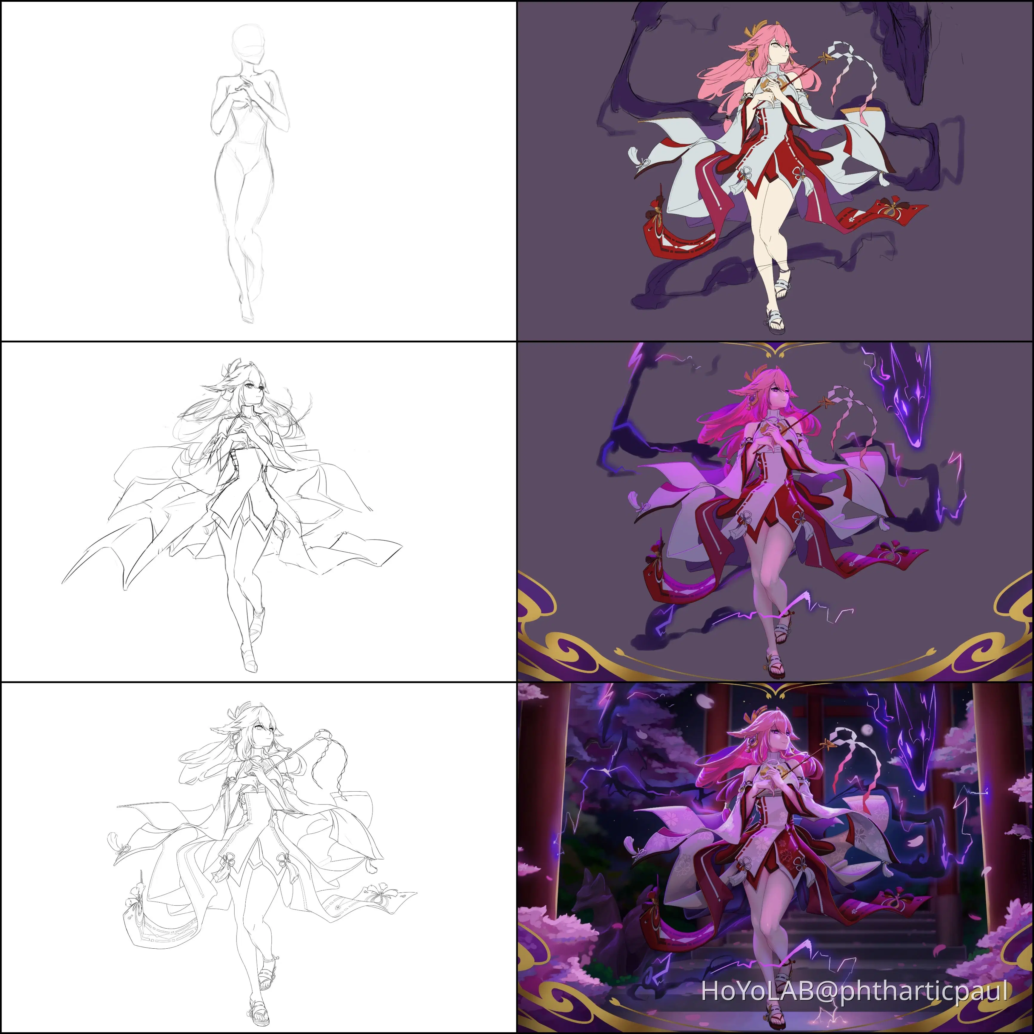 Behold Yae Miko - Kitsune, Grand Narukami Shrine overseer, Yae ...