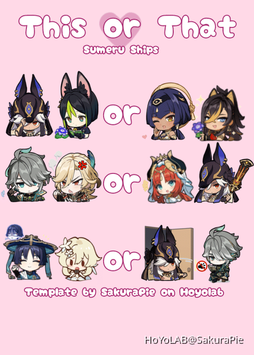 This or That Sumeru Ship Template! 🩷 Genshin Impact | HoYoLAB