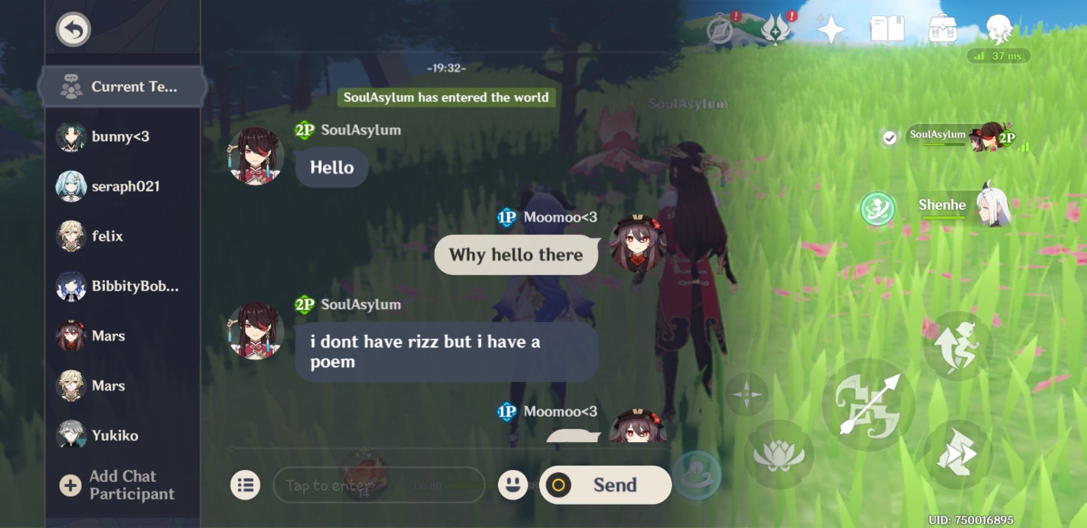 I was about to say maybe their poem did have rizz but nvm Genshin ...