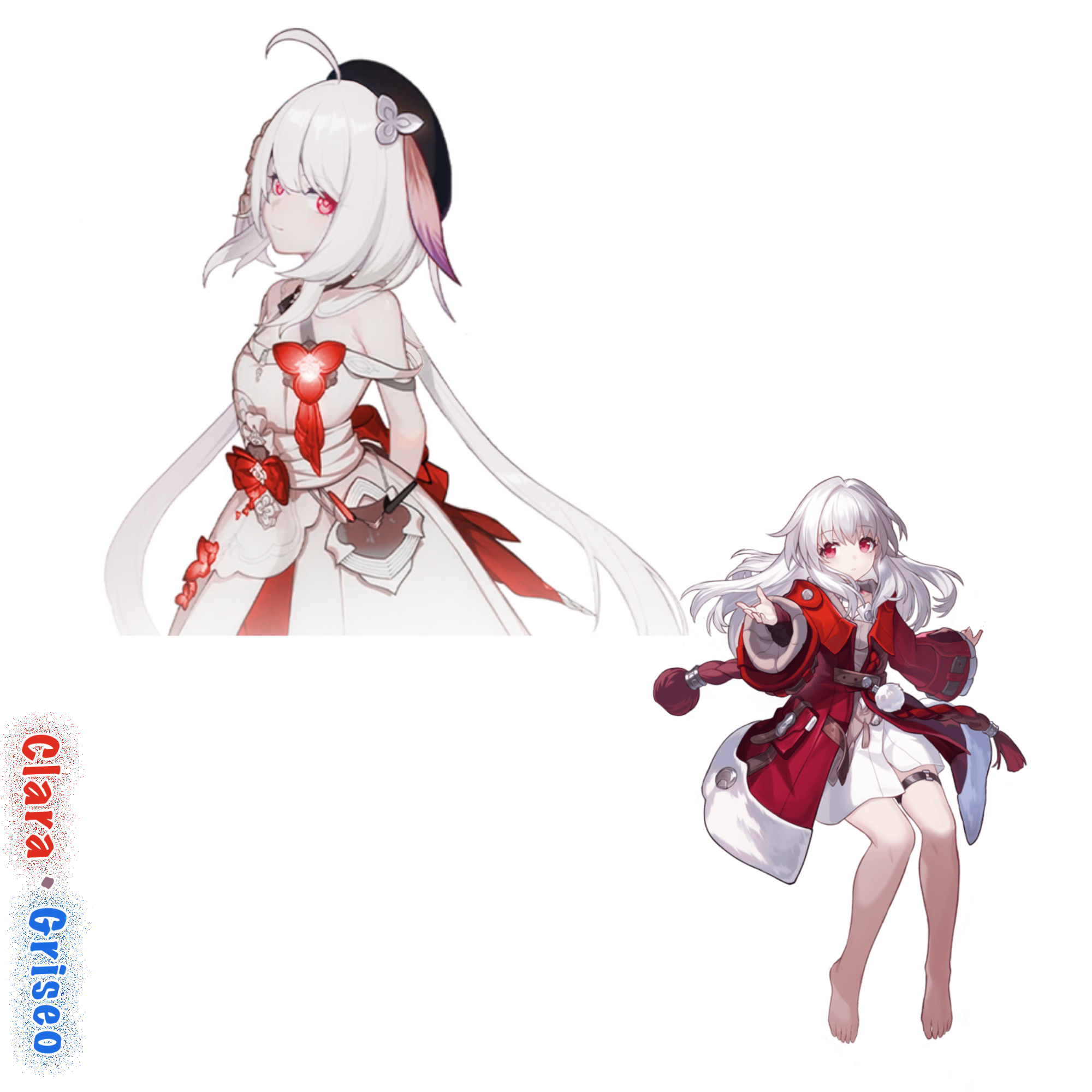 Griseo (hi3) color swap Clara (hsr) Honkai: Star Rail | HoYoLAB