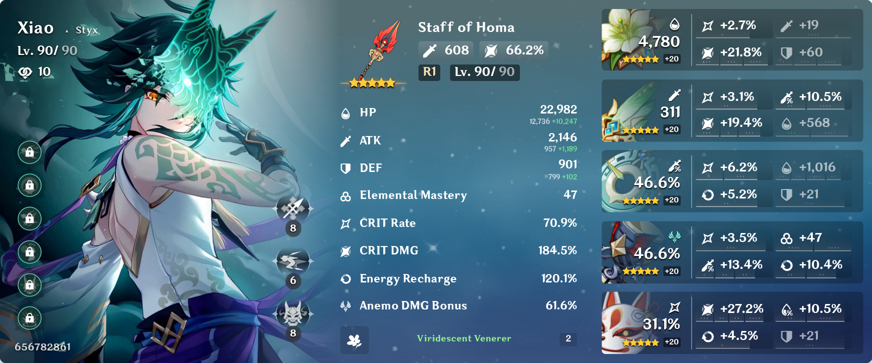 Xiao Build update Genshin Impact | HoYoLAB